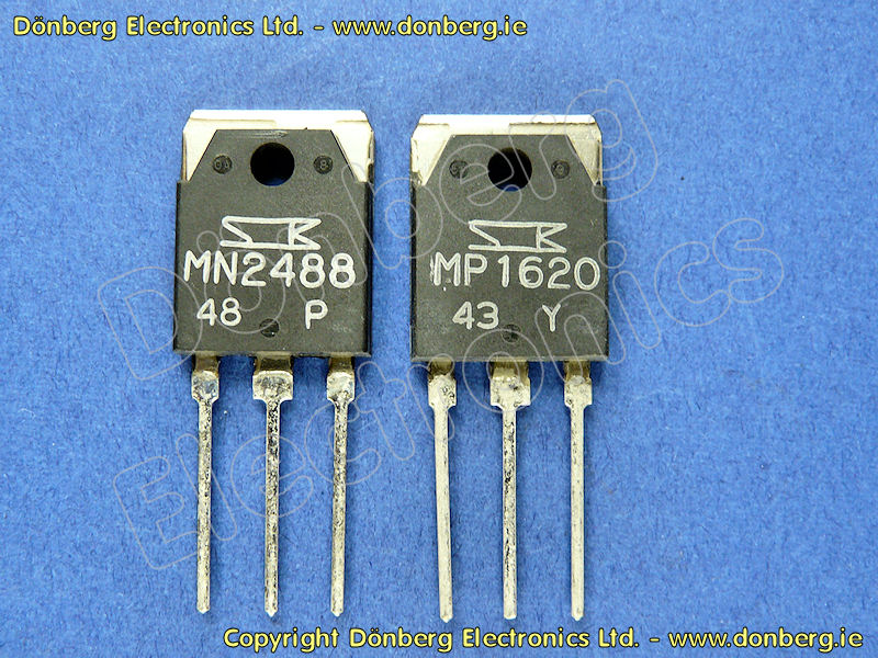 Matched Transistor Set 2 Pairs Of SANKEN Transistors MP1620 & MN2488 ...